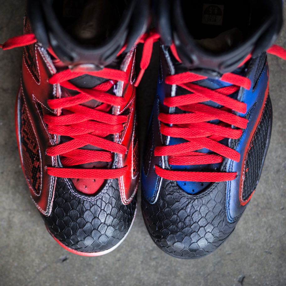 Jordan 6 - Venom x Carnage Python Reconstruction – FEELGOOD THREADS